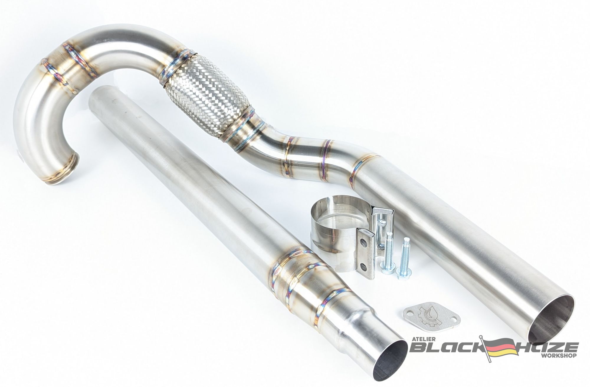 Stainless Steel Performance Downpipe TDI Common rail CR140 CBEA CJAA ...